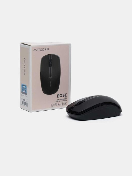Беспроводная мышь Metoo Eose Black Wireless Mouse 50 000 сум Периферийные устройства Ташкент