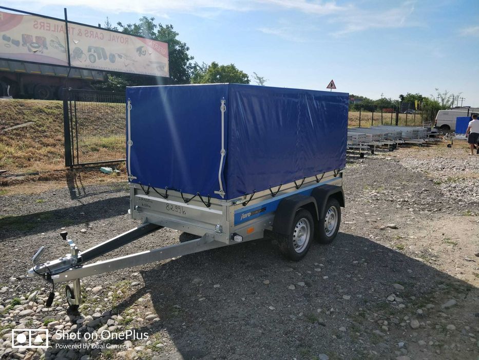 Remorca 750 kg 2 Axe Faro Solidus 236x125x120 cm Craiova • OLX.ro