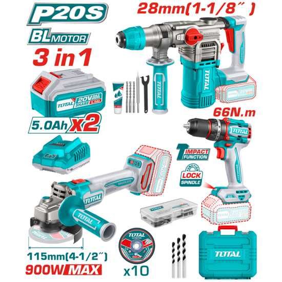 Комплект акумулаторни инструменти TOTAL ГАРАНЦИЯ 2г гр. Монтана Младост 1 • OLX.bg