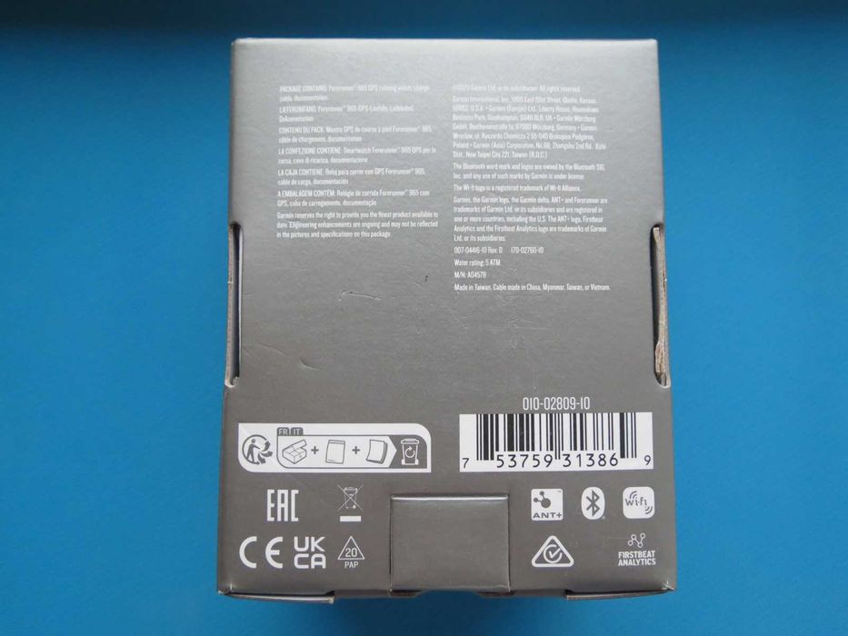 Garmin Forerunner 965 AMOLED Alb si Negru, Noi in cutie, Pret fix ...