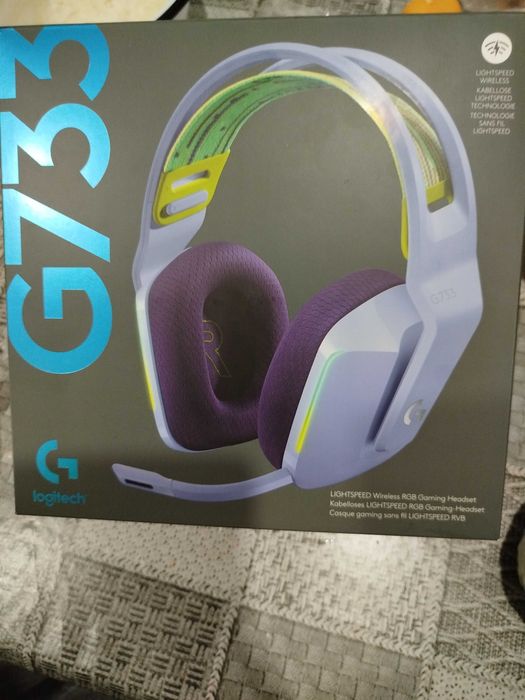 Гарнитура Наушники Logitech G733 LIGHTSPEED RGB Gaming LILAC Retail: 1 ...