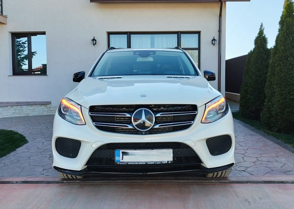 Mercedes GLE 350 AMG 9G-tronic Alb Perlat Tecuci • OLX.ro