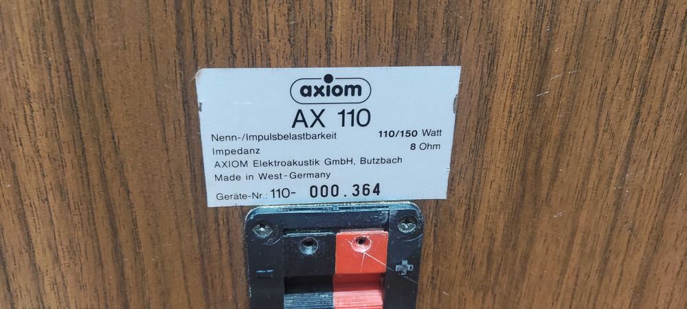Boxe Audio Axiom AX 110 de Camera Difuzoare Boxe Retro Bucuresti Sectorul 4 • OLX.ro