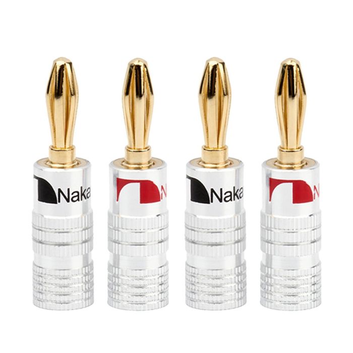 Conectori mufe Nakamichi audio cablu boxe banane conector mufa ...