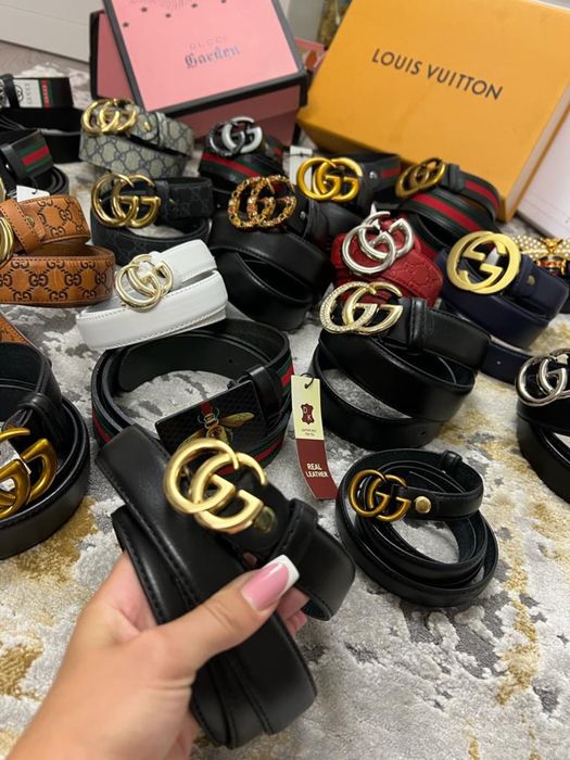 Curea GUCCI-poze reale 100% piele naturală nu ecologică!MODEL UNISEX C ...