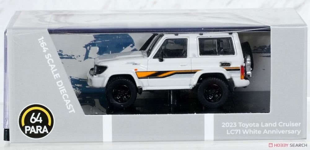 Macheta auto Toyota Land Cruiser LC71 White Anniversary Edition LHD 1 ...