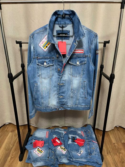 -40% REDUCERE - Geaca/jacheta de blugi/denim Dsquared D2 DSQ model nou ...