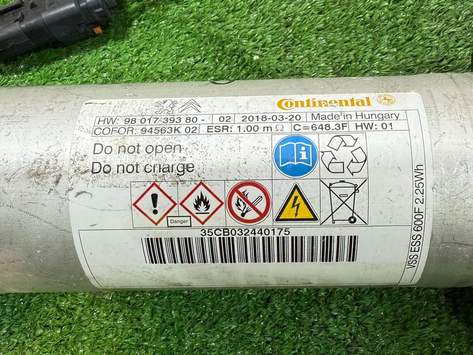 CONDENSATOR START STOP CITROEN BERLINGO 1.6 DIESEL 2018 COD OEM ...