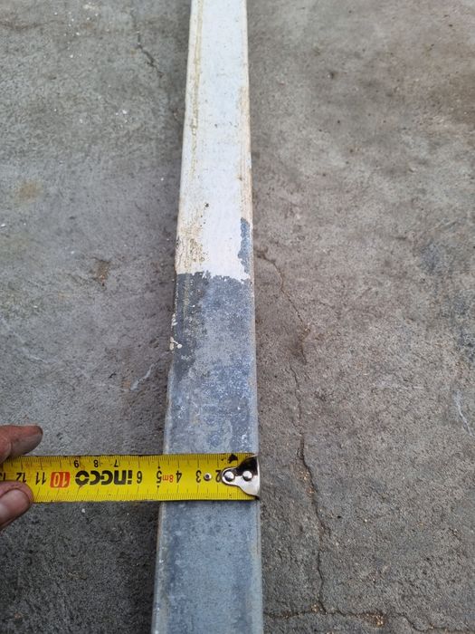 Teava gard zincata Teava rectangulara zincata,stalpi gard zincat ...