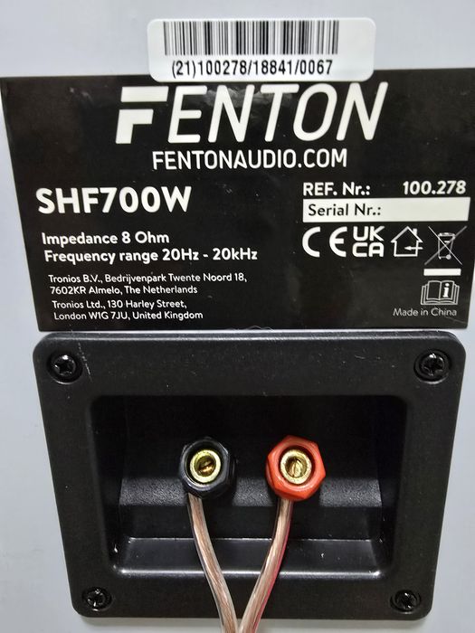 Vând/schimb boxe pasive FENTON SHF700W noi, garanție, cutie originală ...