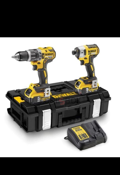 Безчетков Винтоверт и Бормашина DeWalt DCK266P2 , DCF887N, DCD796 гр ...
