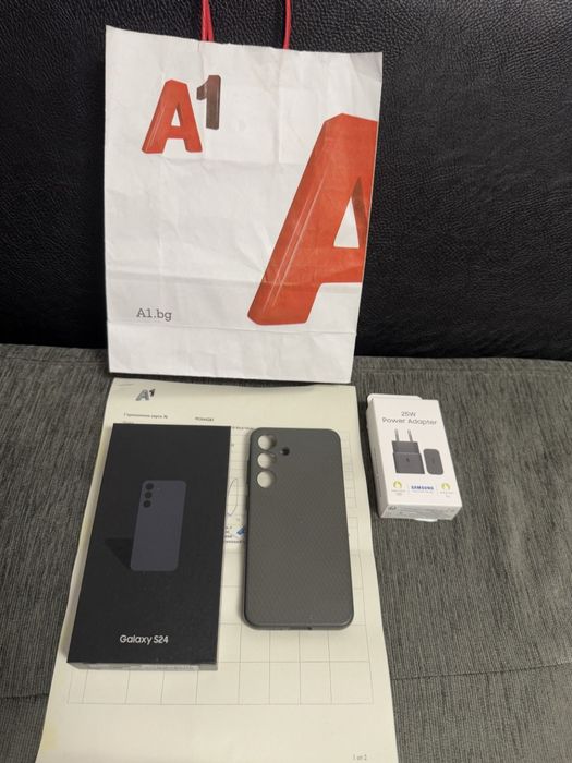 KATO HOB 128GB Samsung S24 A1 Гаранция 2027г Onyx Black / Черен гр. София Младост 1 • OLX.bg
