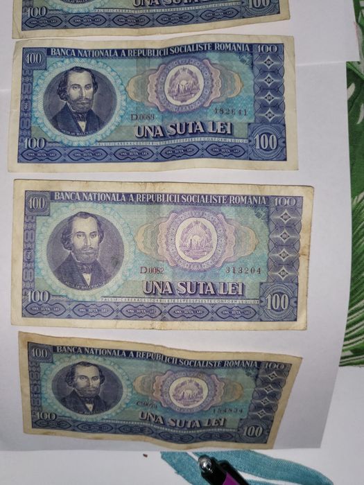 Vând bacnote de 100 lei din 1966 Ilfov Baneasa • OLX.ro