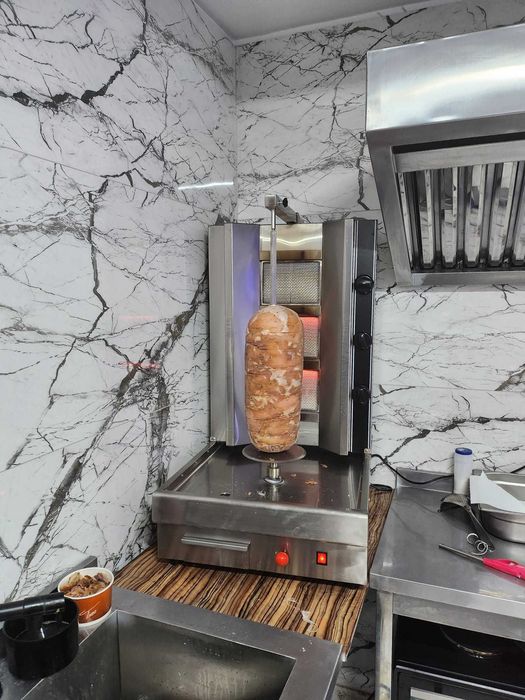 Rotisor kebab,aparat shorma,pe gaz sau electric NOU,Factura Bucuresti ...