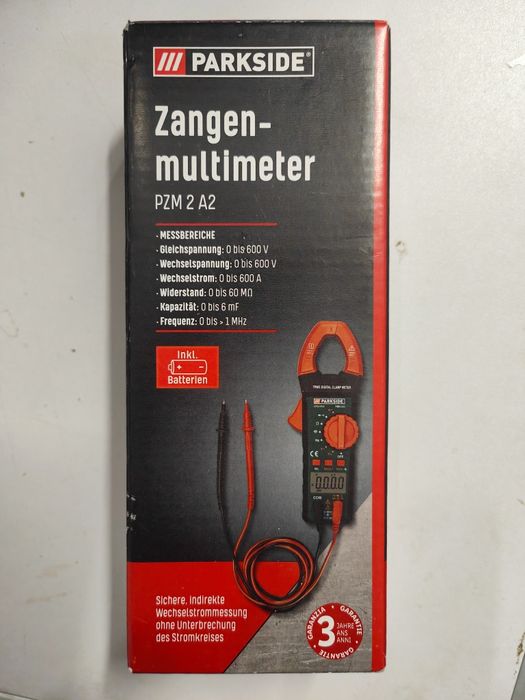 Clampmetru parkside multimetru pzm 2 a2 multimetru Oarda • OLX.ro