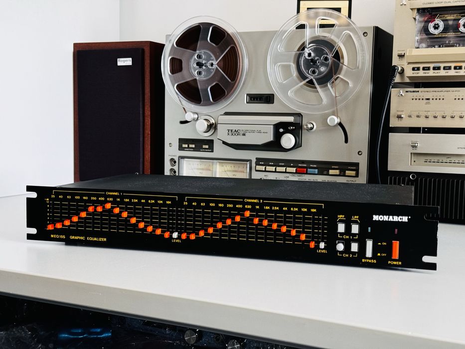 Egalizator EQ MONARCH MEQ15S,15 benzi pe canal-25-16000 Hz,sunet fidel ...
