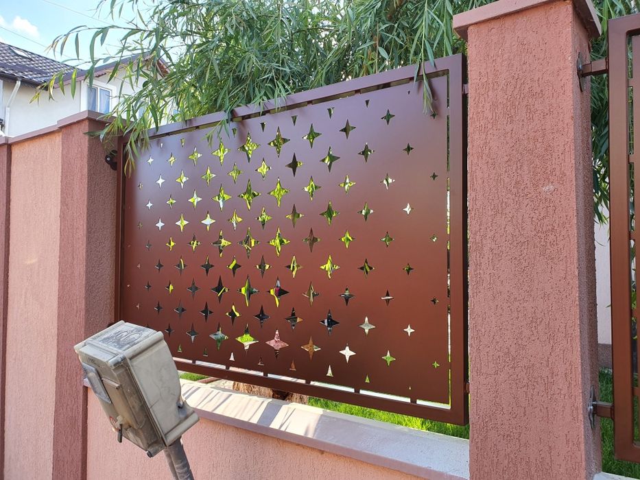 Garduri tabla decupata/traforata, Panouri gard tabla decupata Bucuresti ...