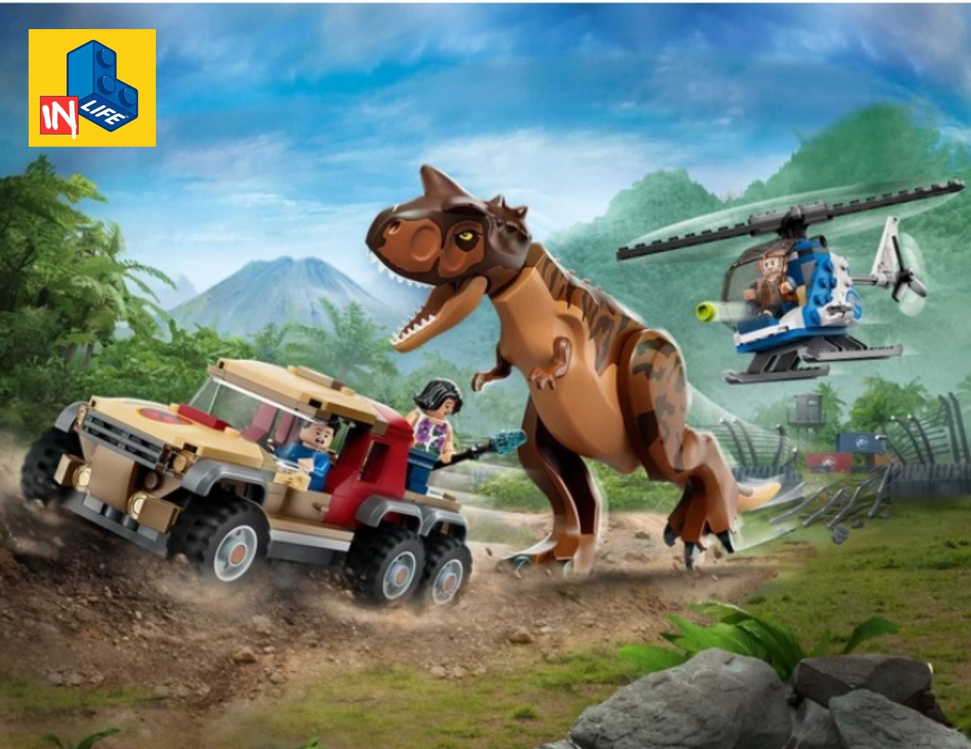 Set Tip Lego Jurassic Urmarirea Dinozaur Carnotaurus 76941 Bucuresti 