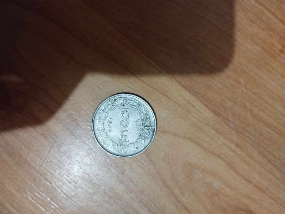Monedă 100 lei 1943 Mihai I Gheboaia • OLX.ro