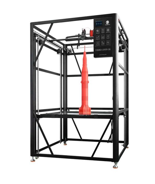 Голям 3D принтер с директно задвижване. Размер на печат 800x800x800mm ...