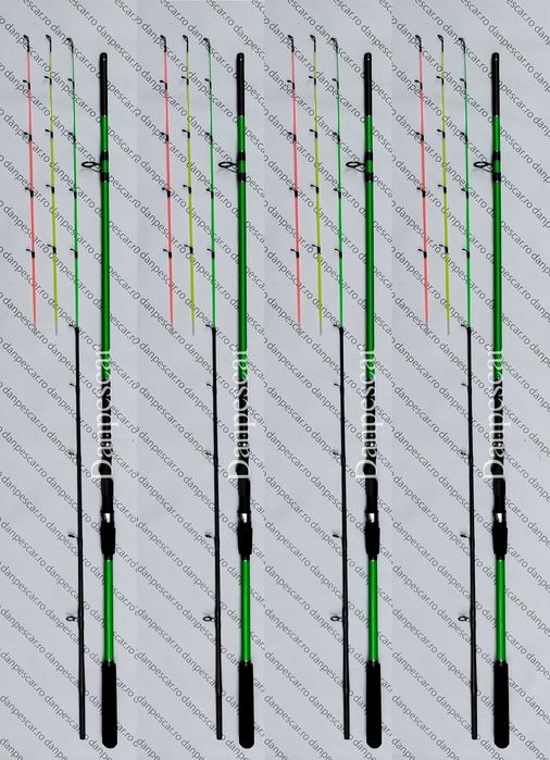 SET 4 Lansete carbon compozit PROFL AQUA FORCE FR Feeder 2,70m A:200gr ...