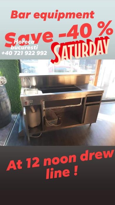 BAR inox / BAR inox pentru servire / Fabrica Horeca BAR / Bucuresti ...