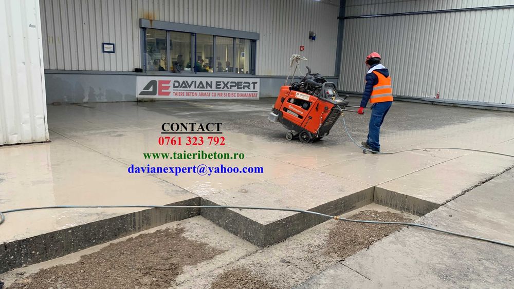 Taiere beton Demolare Taiere Placa Fundatie Pardoseala Rosturi Stalpi ...