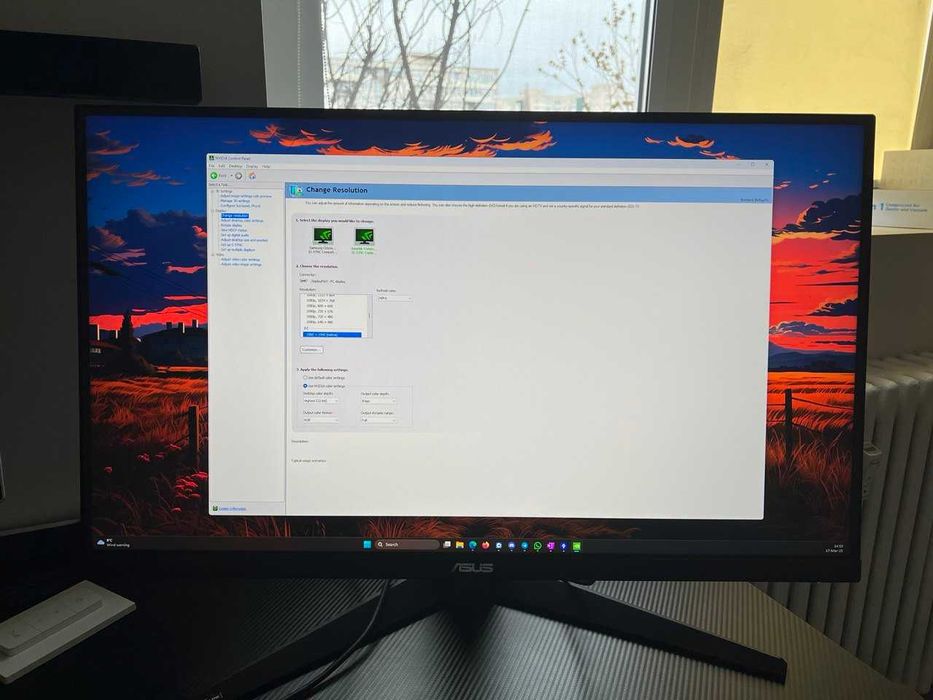 Monitor gaming LED IPS Asus TUF 27", QHD, Display Port, 1ms, 260Hz ...