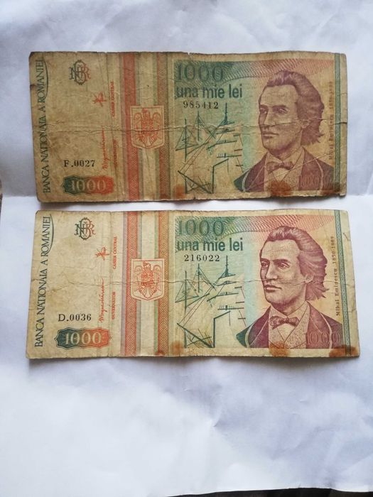 Bancnote vechi 1000 lei Constanta • OLX.ro