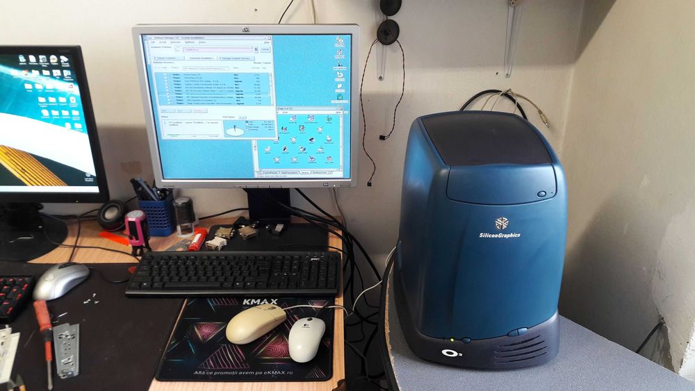 Workstation de colectie SGI Silicon Graphics O2 1997 IRIX SCSI Brasov ...