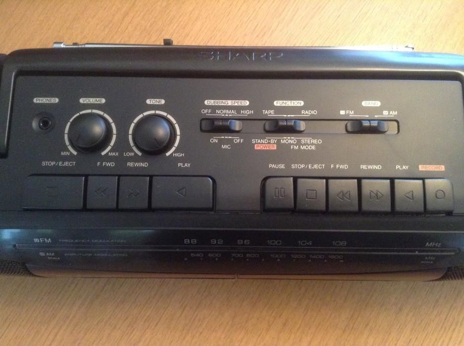 Dublu Radio-Casetofon SHARP din Germania, nou-nout Galati • OLX.ro