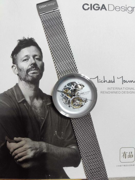 Ceas mecanic automatic CIGA Design Michael Young Silver Braila • OLX.ro