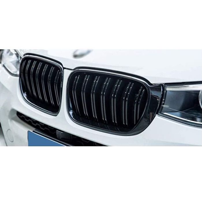Grile centrale duble BMW X3/X4 F25/F26 (2014-2017) negru lucios Cluj ...