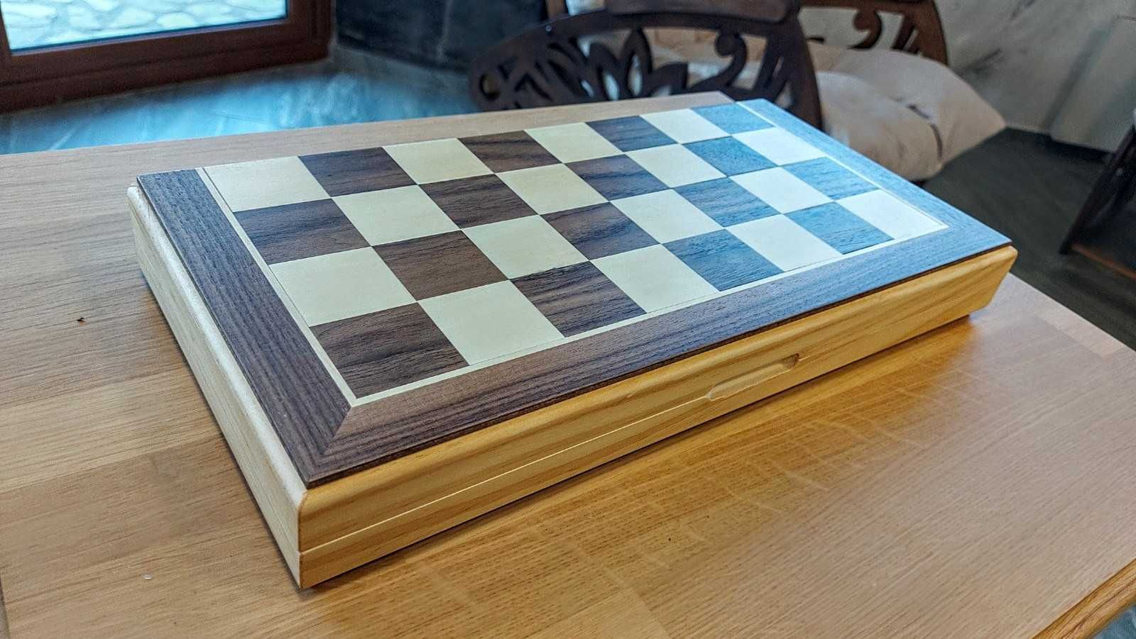 Сгъваем дървен шах и табла гр. Варна Западна промишлена зона • OLX.bg