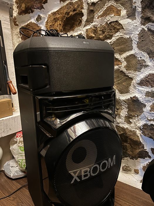 LG XBOOM RN5 blutooth dual-usb Radio Fm Karaoke Creator Party Lightiug ...