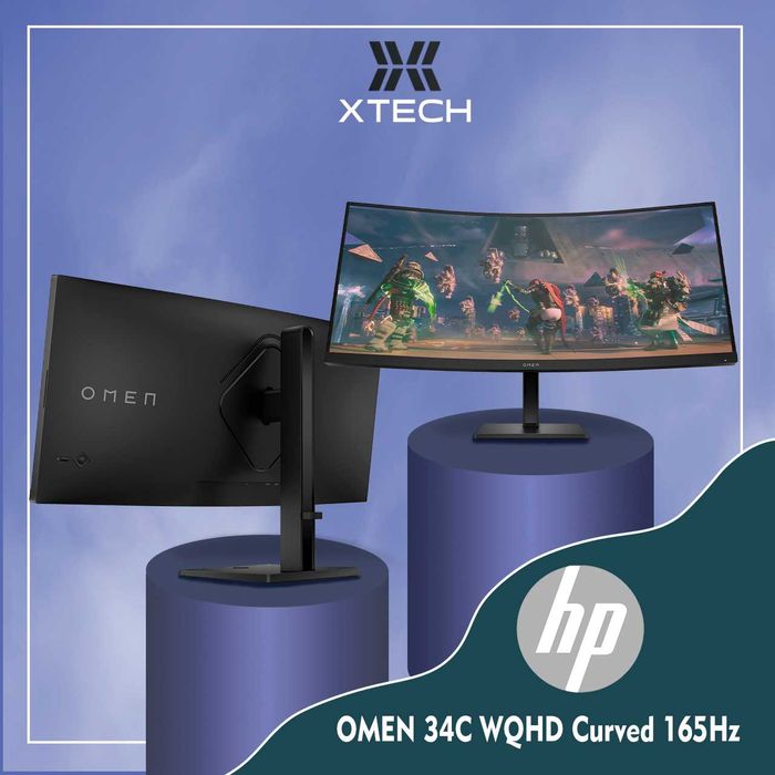 HP Monitor OMEN 34"c WQHD 165Hz Xtech Computer: 650 у.е. - Мониторы Ташкент на Olx