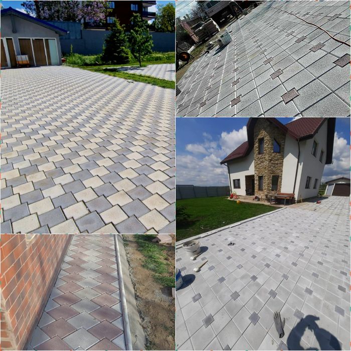 Dale 40x40 pentru curte diverse modele pavele pavaje montaj Slobozia ...