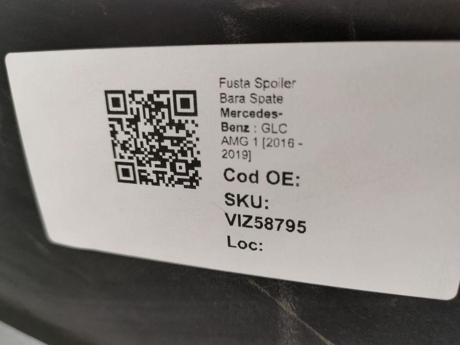Fusta Spoiler Bara Spate Mercedes-Benz GLC AMG 1 2016 2017 2018 2019 ...