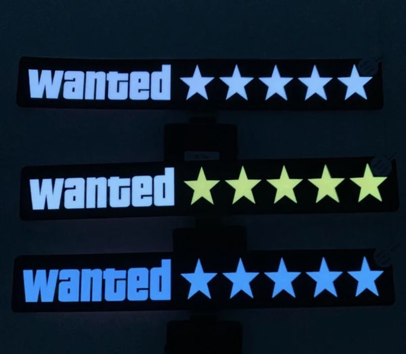 Светещ стикер Led Wanted гр София Дианабад • Olx Bg