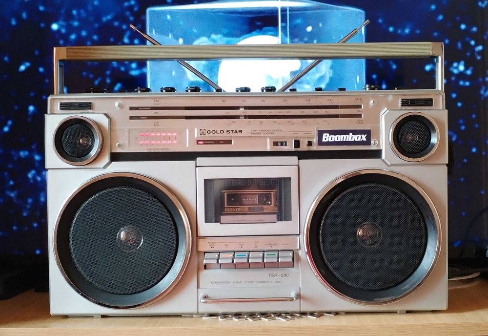 Casetofon-radio boombox GOLDSTAR TSR 580 Vintage Korea Bucuresti ...