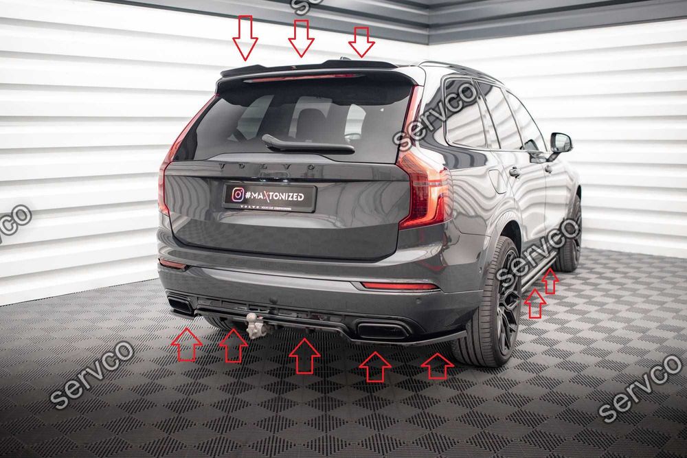 Pachet Body kit Volvo XC90 R-Design Mk2 2019- v1 - Maxton Design ...