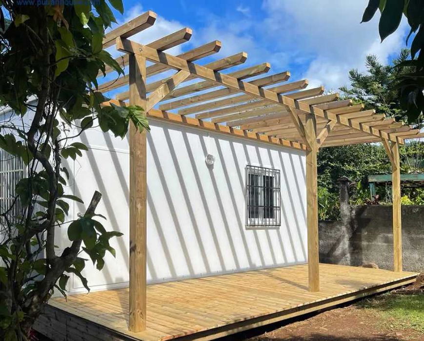 Modul casa container flatpack, glamping, santier, office,14mp Bucuresti ...