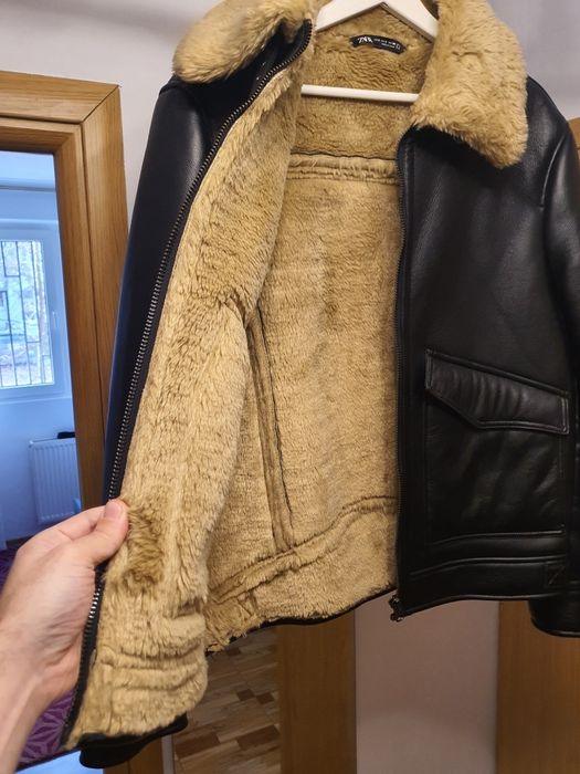 Geaca ( Cojoc) Zara Masura S-M. Aviator, Pilot . Model Bucuresti Sectorul 6 • OLX.ro