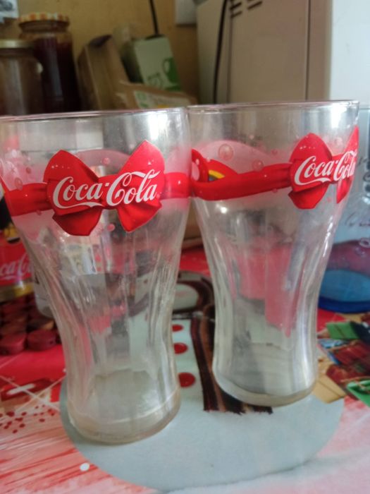 Vand pahare sticla inscriptionate coca cola, diverse obiecte, Ploiesti ...