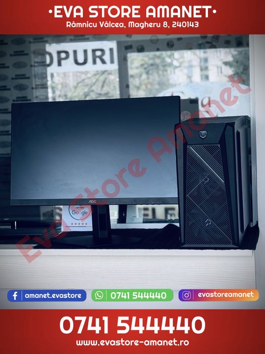 Sistem PC cu Monitor AOC Gaming Intel i5 512GB SSD 12GB RAM Ramnicu ...