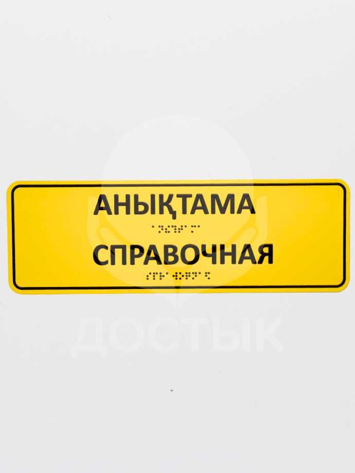 Мнемосхемы, пиктограммы, кнопки вызова помощи, тактильная плитка ...
