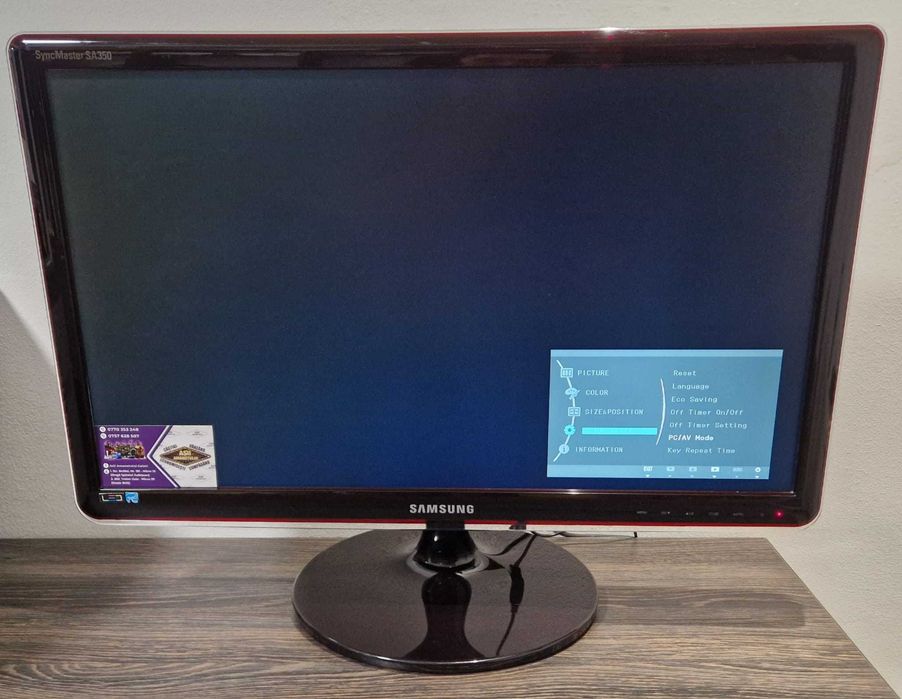 Monitor LED Samsung 24", Wide, Full HD, HDMI, Model S24A350H Galati ...