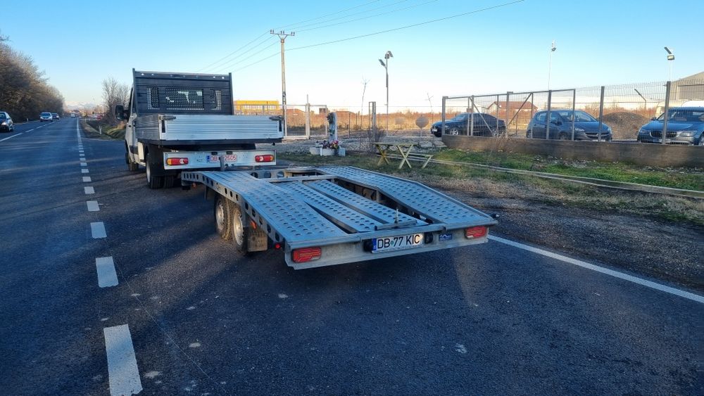 Platforma/Remorca auto 4 m Targoviste • OLX.ro