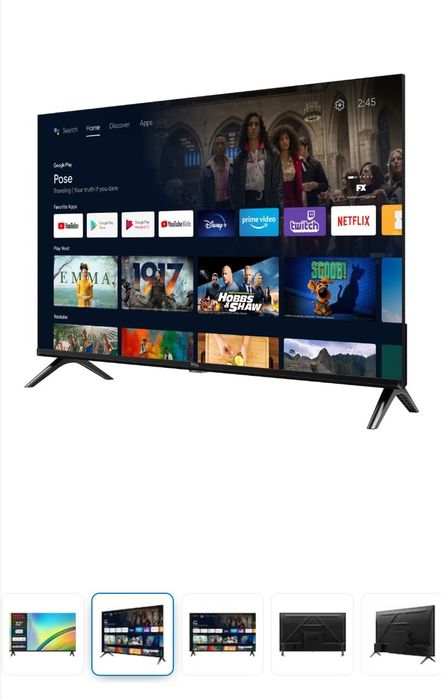 Televizor TCL LED 32S5400AF, 80 cm, Smart Android TV, Full HD, Clasa F ...