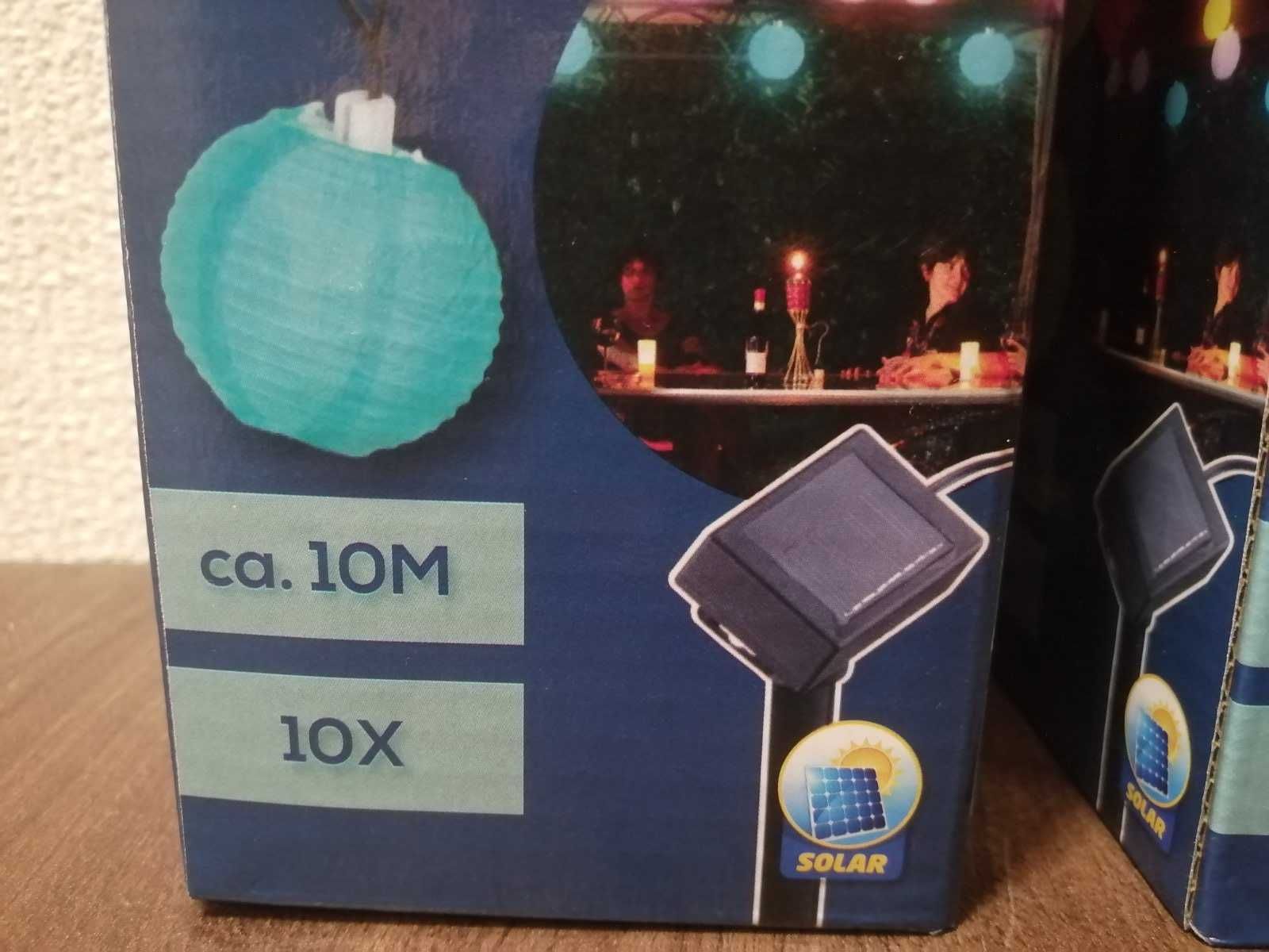 Solar Led Lampions Соларна светлинна верига с 10 бр светещи сфери гр